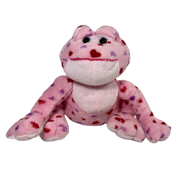 GANZ | Toys | Ganz Webkinz Love Frog Plush Toy Hm44 Pink Stuffed Animal ...